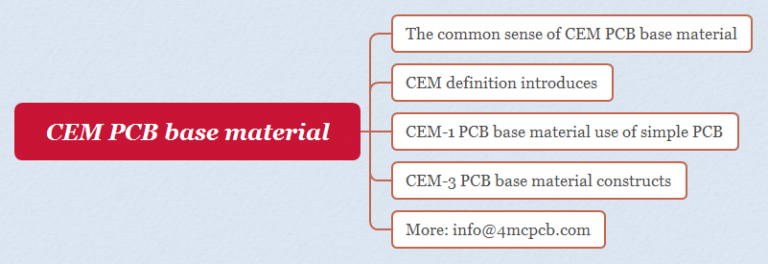 Do you know CEM PCB base material? - 4MCPCB